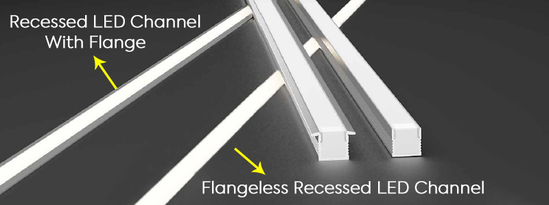 Recessed LED Channel Diffuser - superlightingled.com
